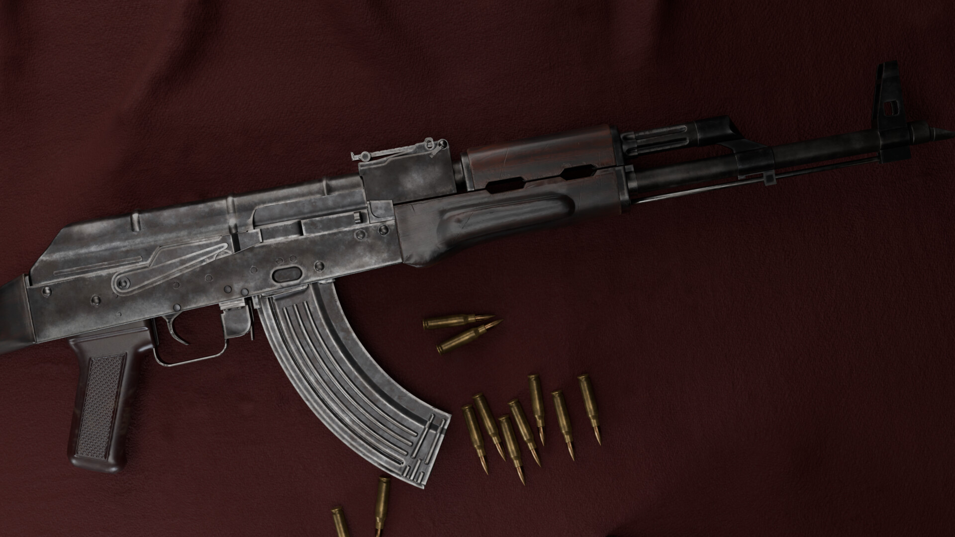 ArtStation - AKM Assault Rifle