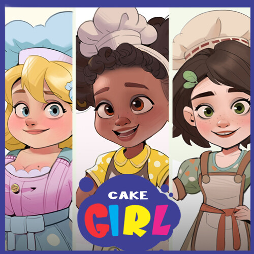 ArtStation - cake girl