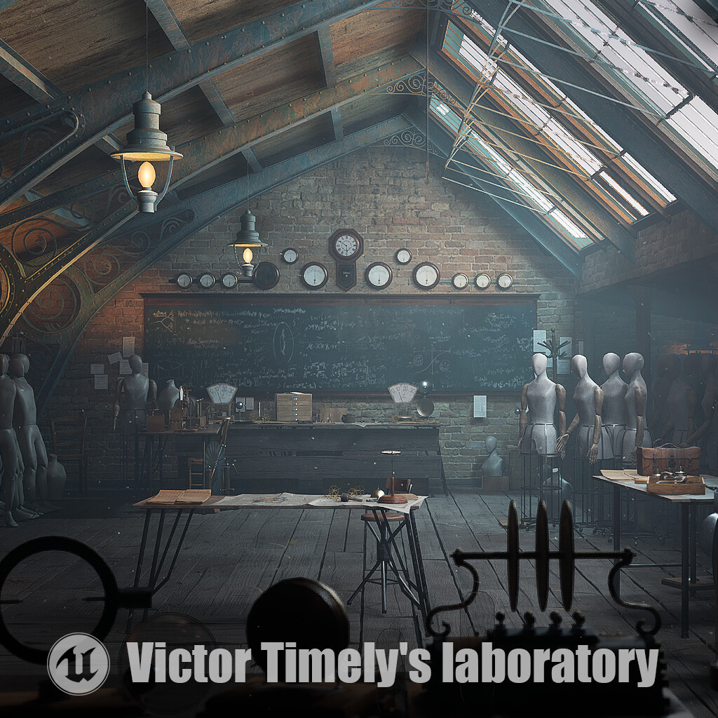 ArtStation - Victor Timely's laboratory on UE5