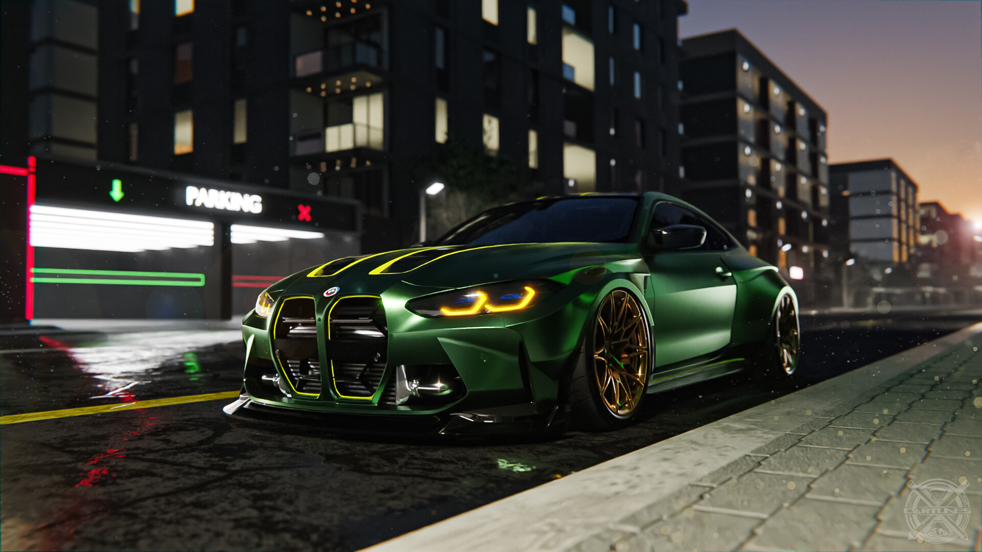 ArtStation - BMW M4 STREET Widebody Kit