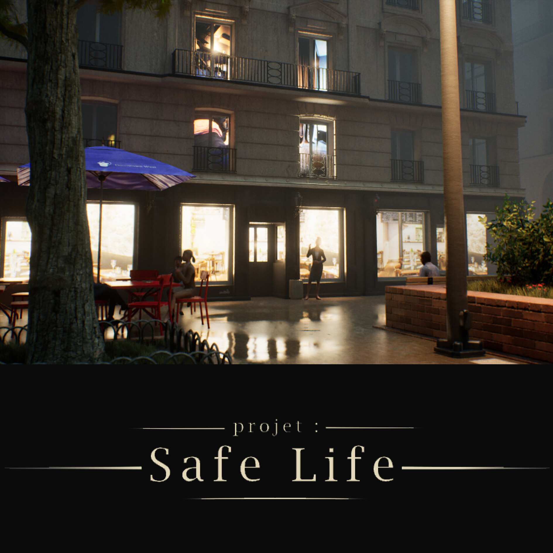 ArtStation - Graphic prototype "Project : Safe Life"