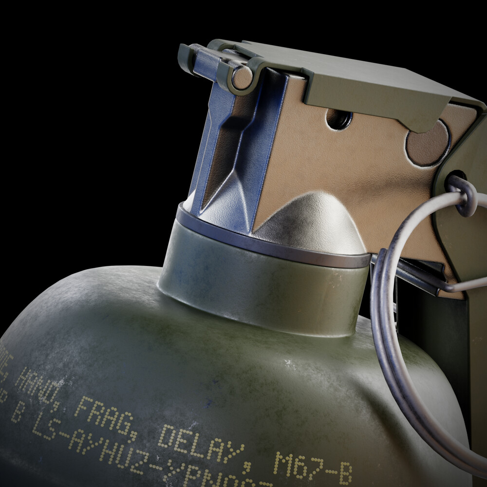 ArtStation - M67-B Fragmentation Grenade