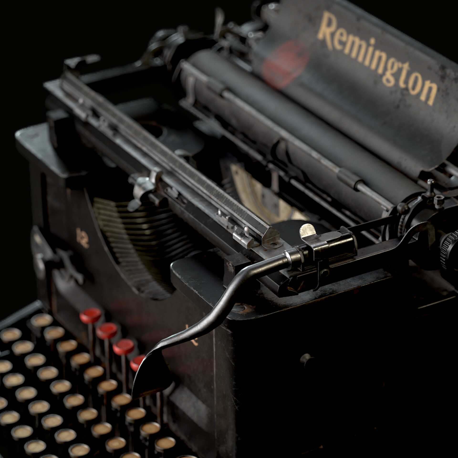 ArtStation - Remington Typewriter No. 12