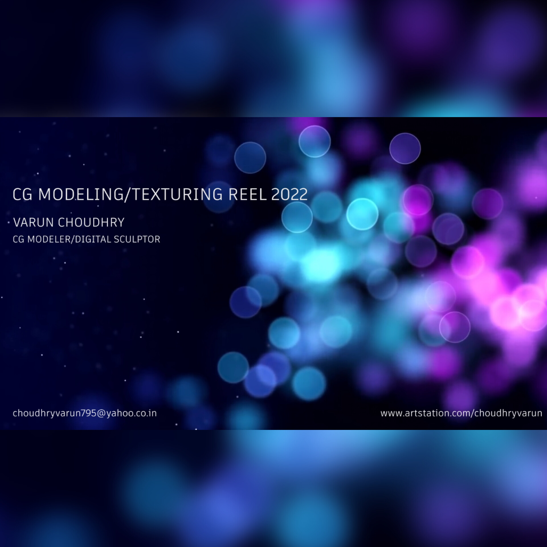 ArtStation - CG Modeling/Texturing Reel 2022 - Varun Choudhry