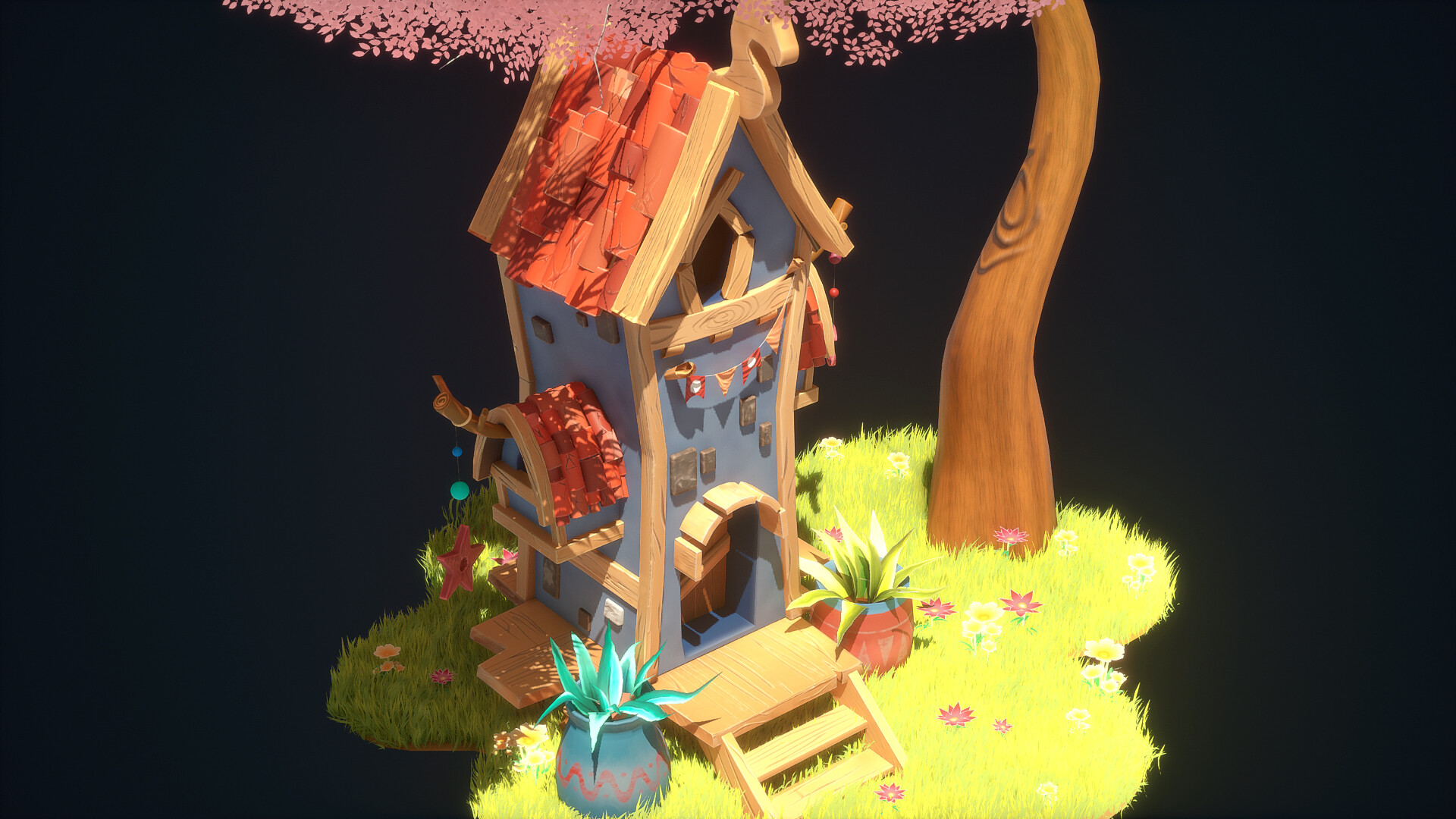 ArtStation - Stylized House