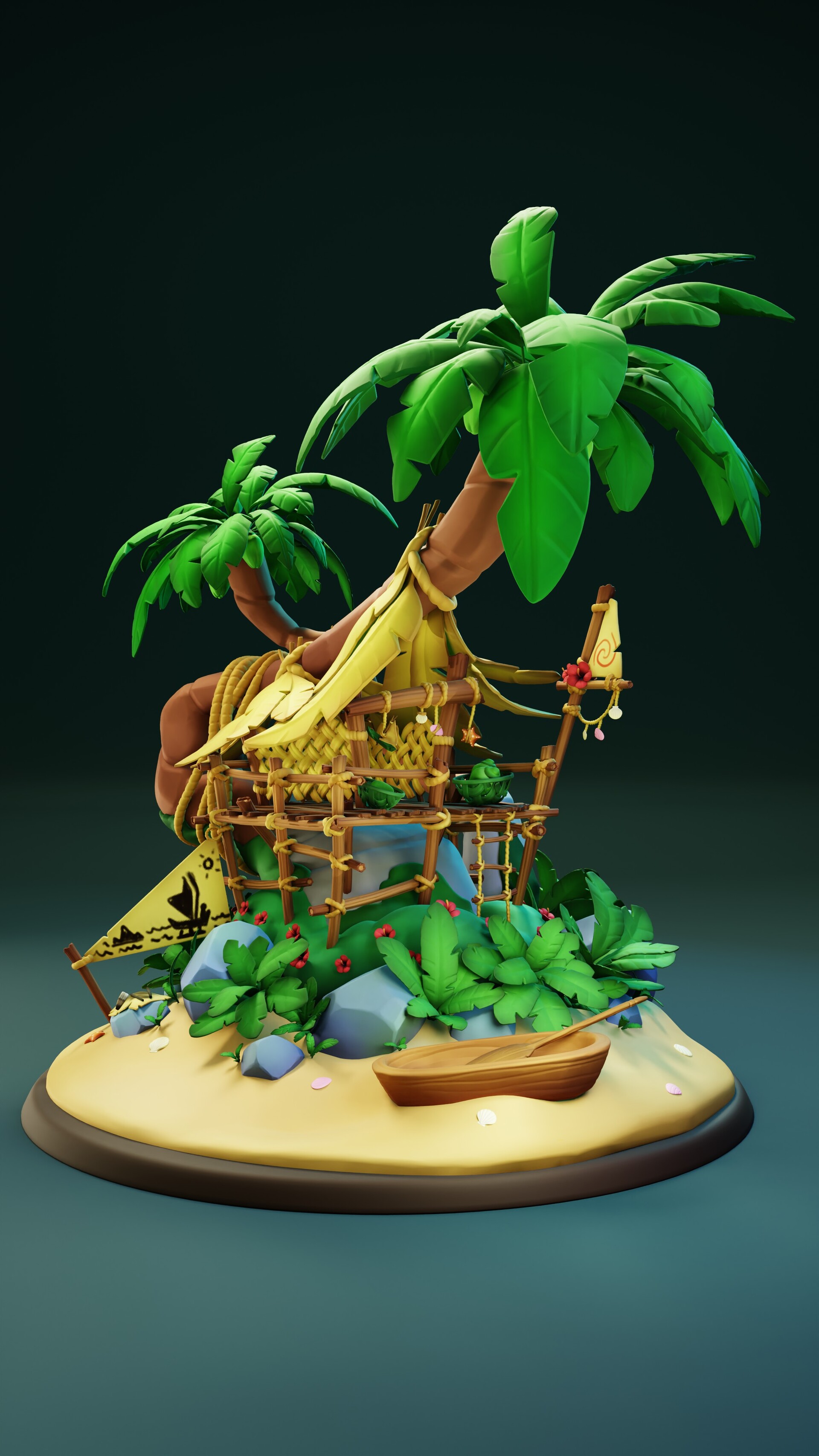 ArtStation - Moana's Treehouse