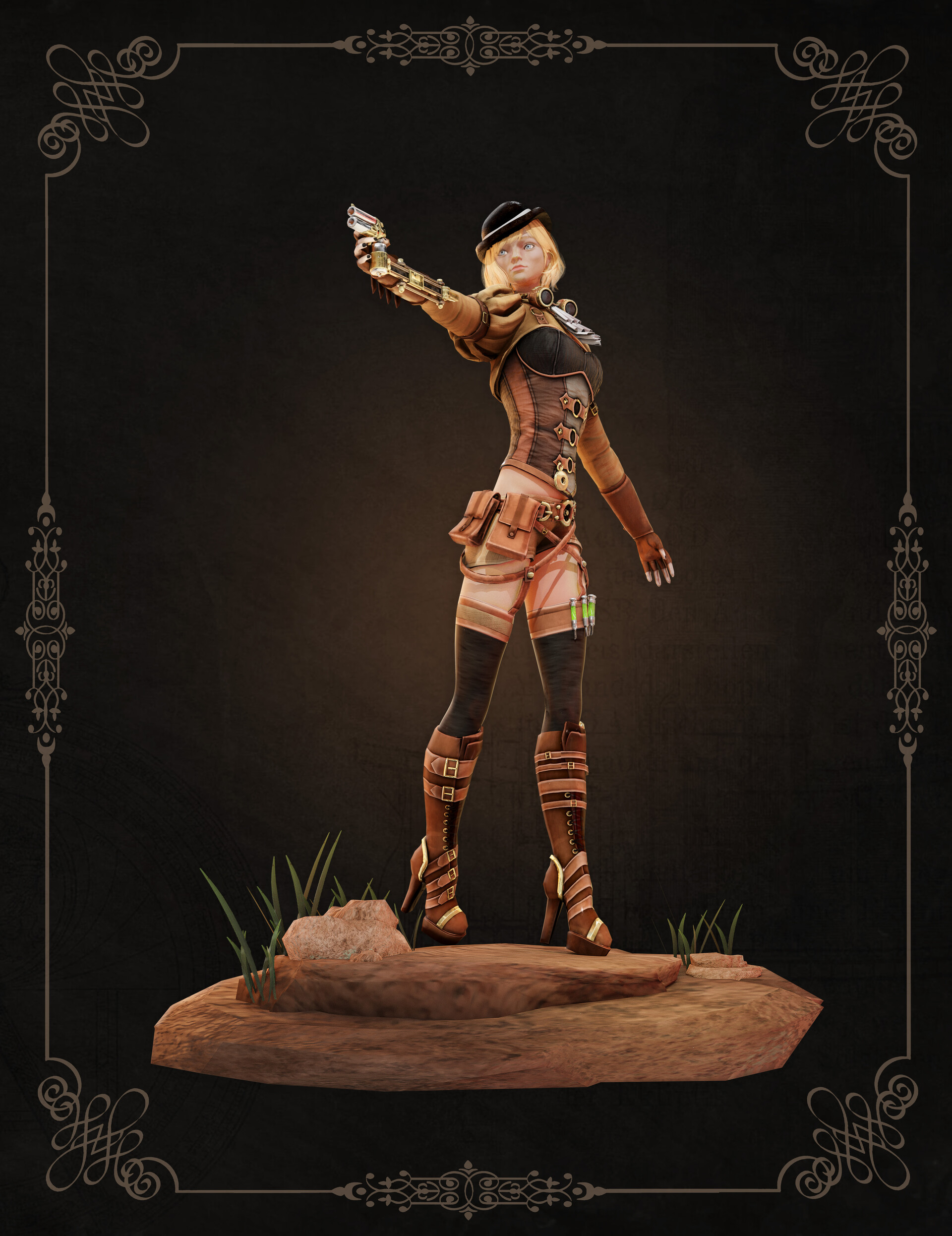 ArtStation - Steampunk Girl