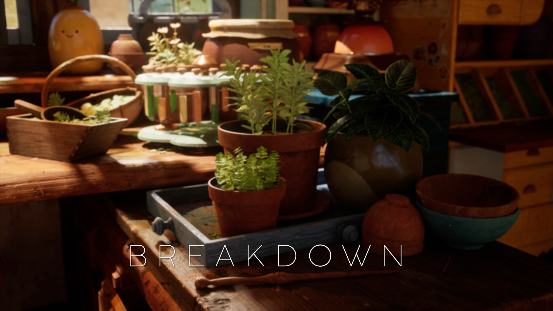 ArtStation - Herbalist's Workshop - Assets & Breakdown
