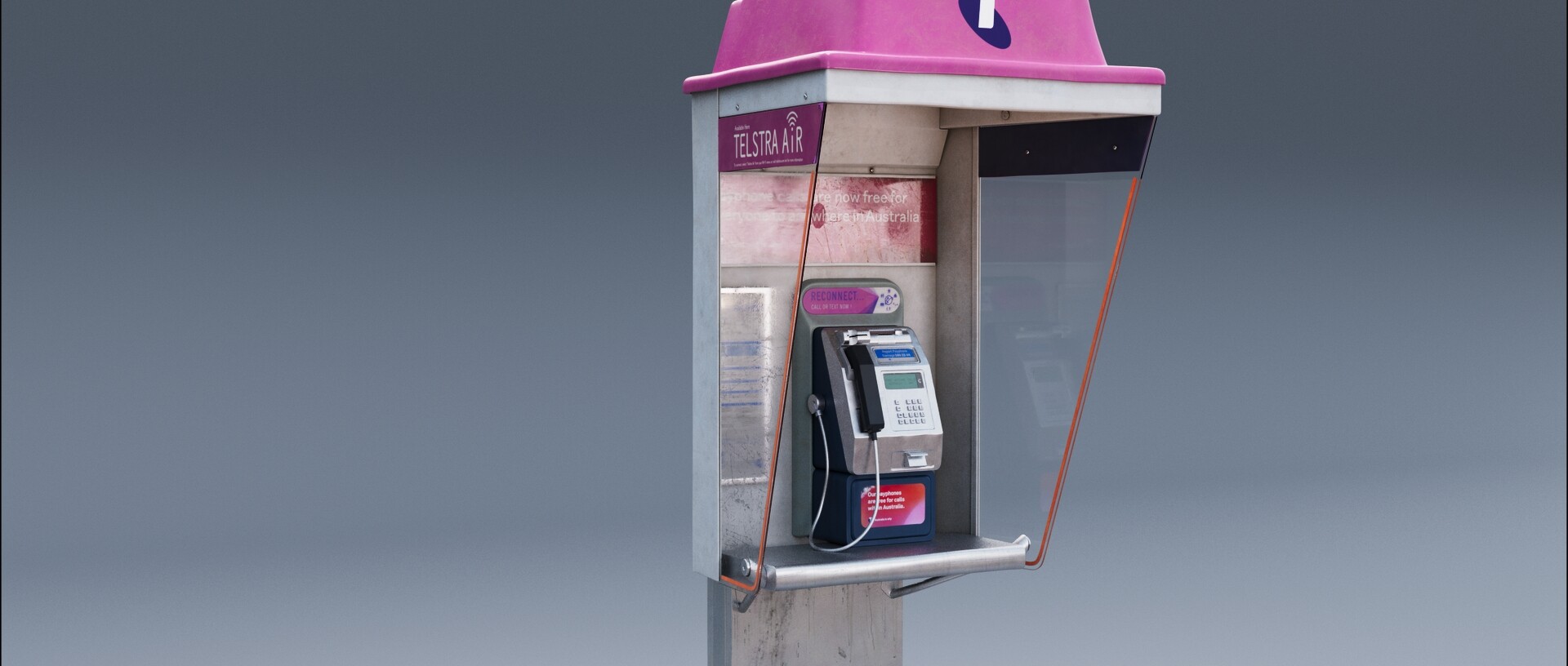ArtStation - Telstra Telephone Box
