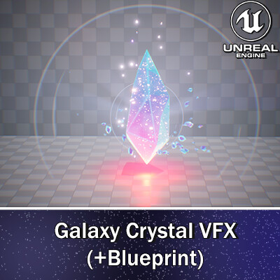 ArtStation - Galaxy Crystal VFX (+Blueprint) - Unreal Engine 5