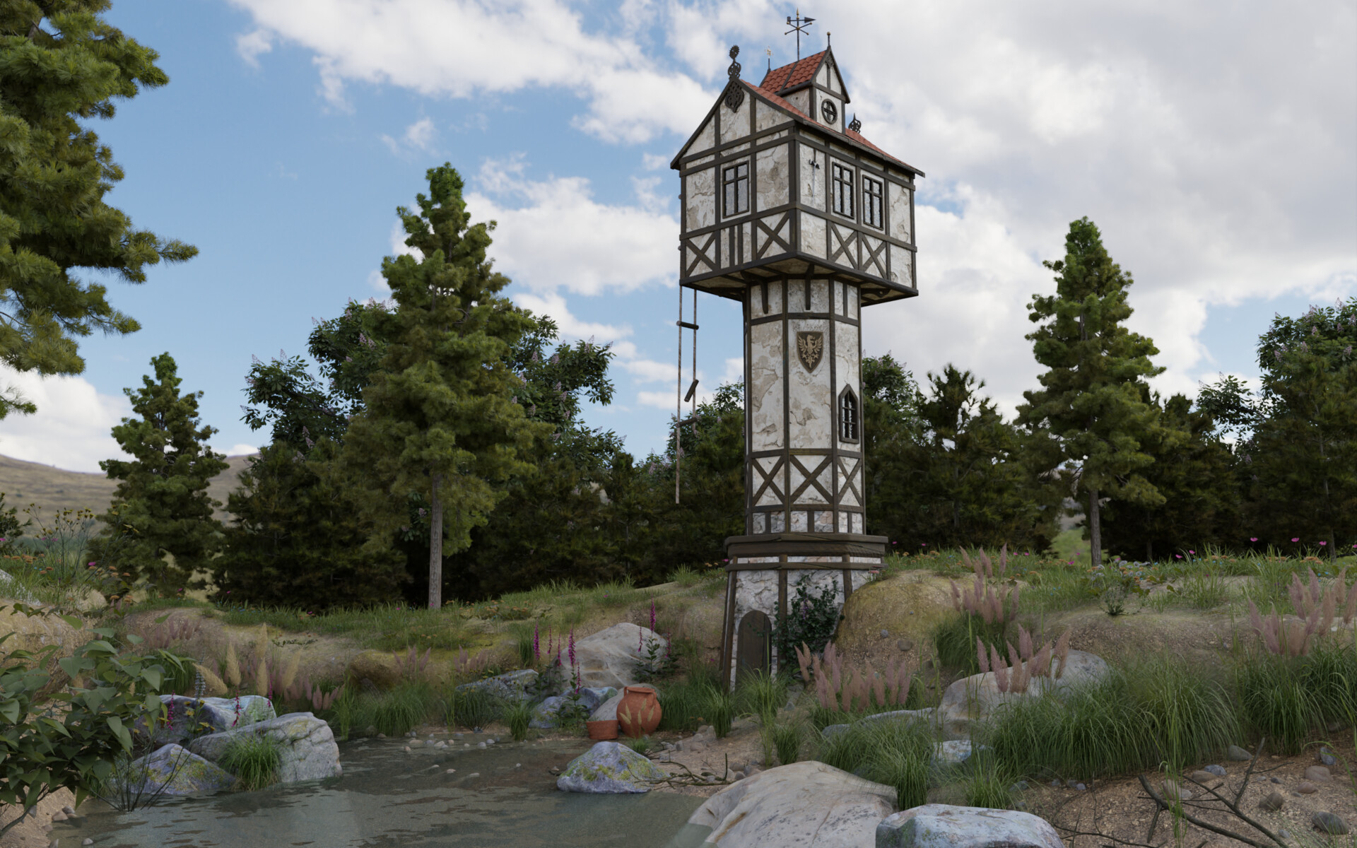 ArtStation - Guard Tower