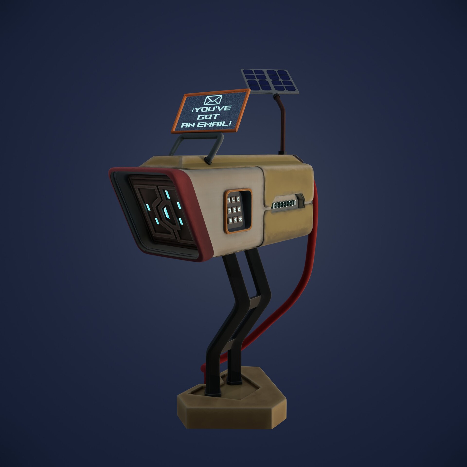 ArtStation - Sci-Fi Mailbox