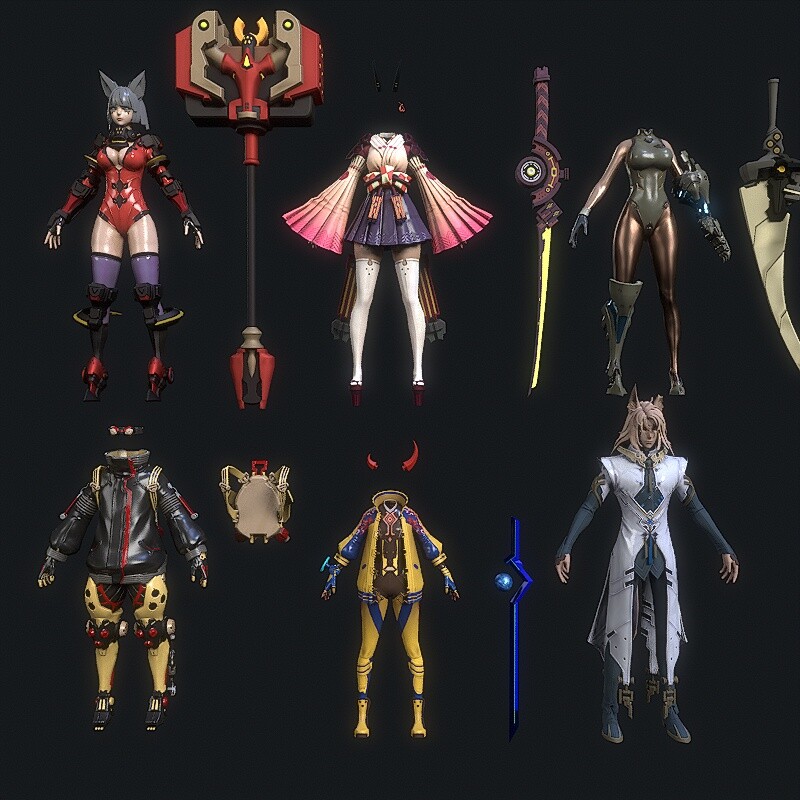 ArtStation - Project Xeno Character 1