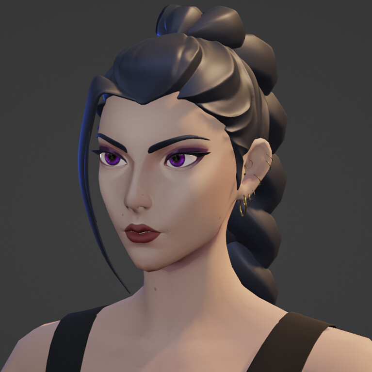 ArtStation - Vtuber Head sculpt