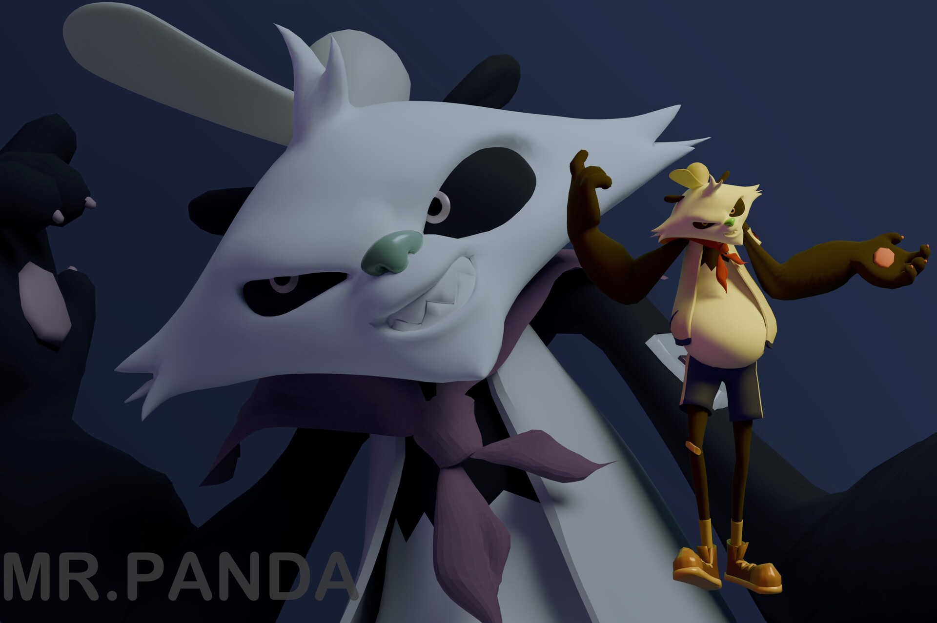 ArtStation - 3d character - Mr.Panda