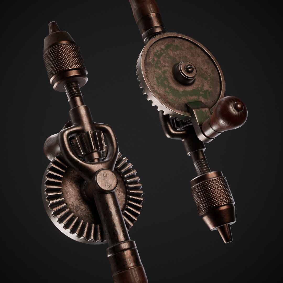 ArtStation - Old Hand Drill