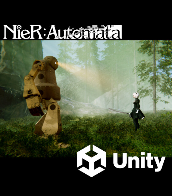 ArtStation - NieR: Automata | Unity | Lighting | Fanart