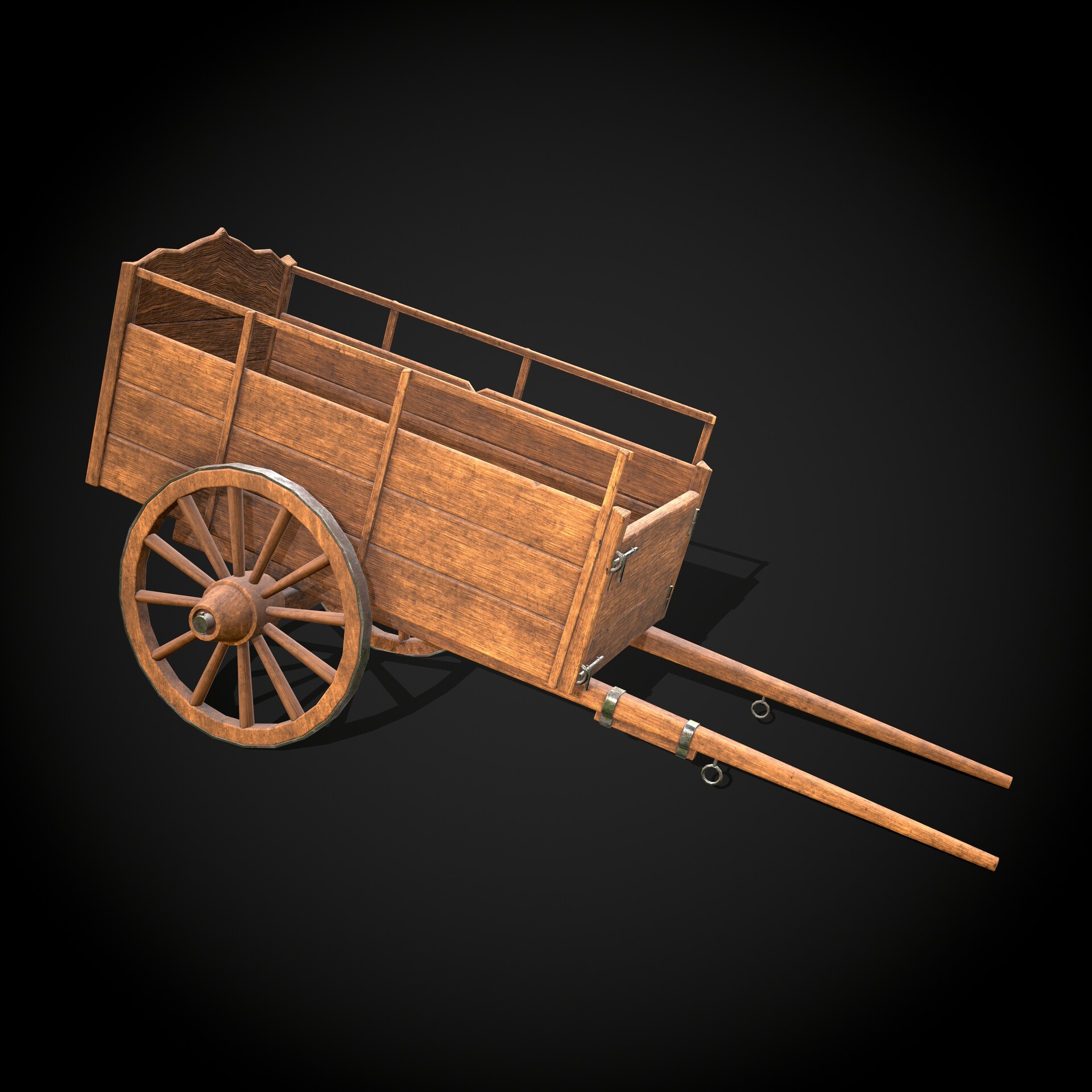 ArtStation - Medieval Wooden Cart