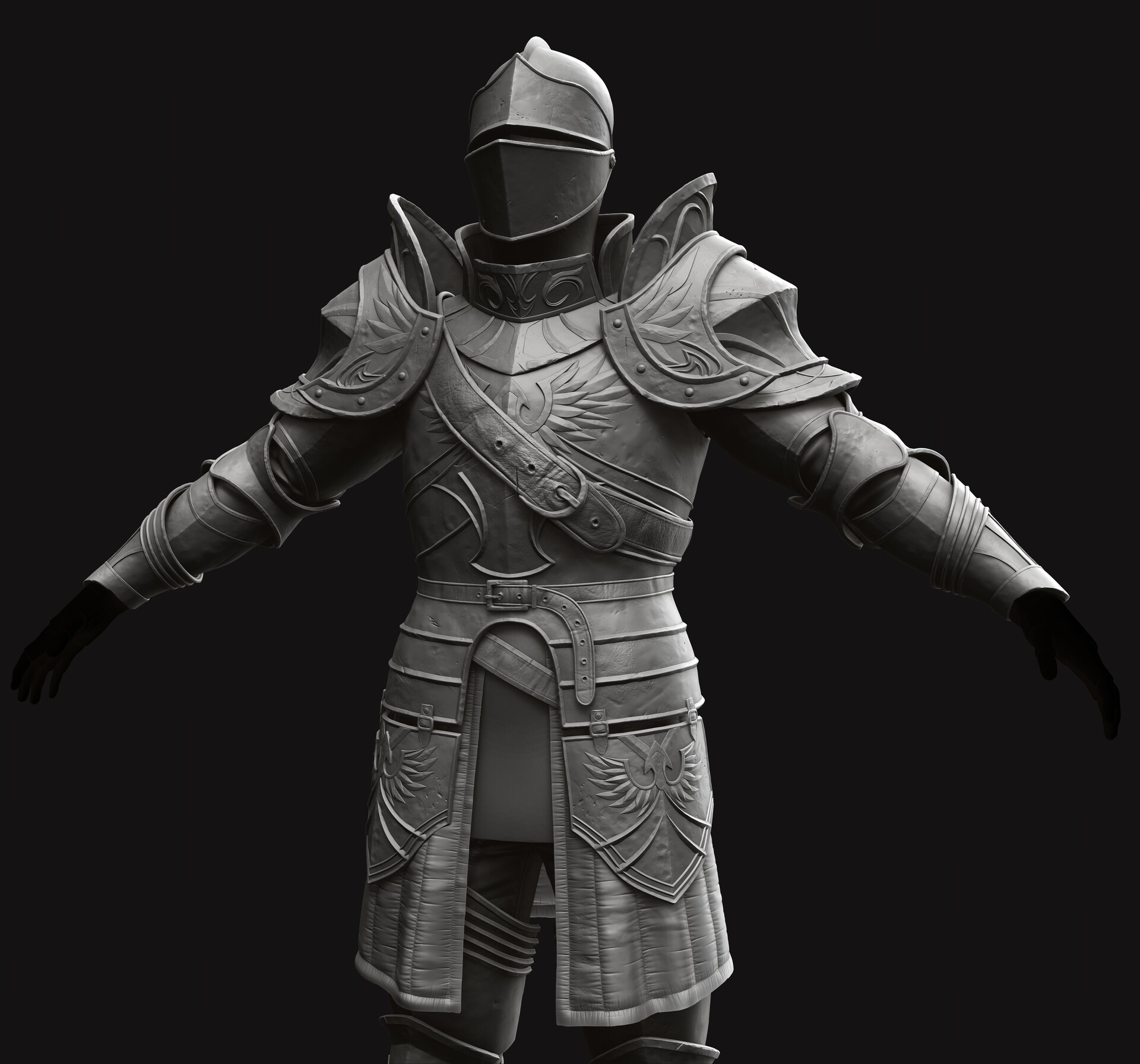 ArtStation - Knight sculpting