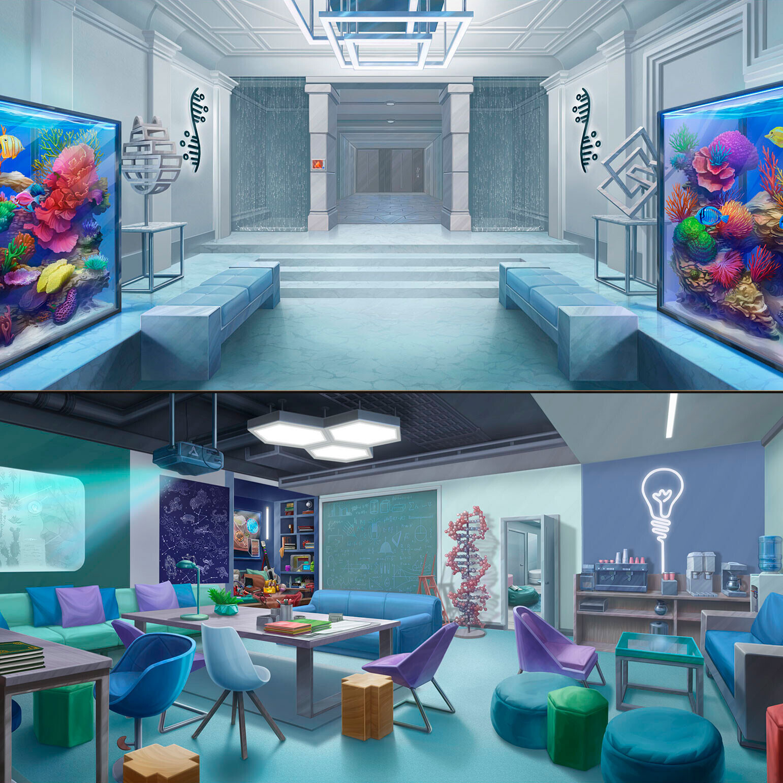 ArtStation - locations for hidden objects game part 2