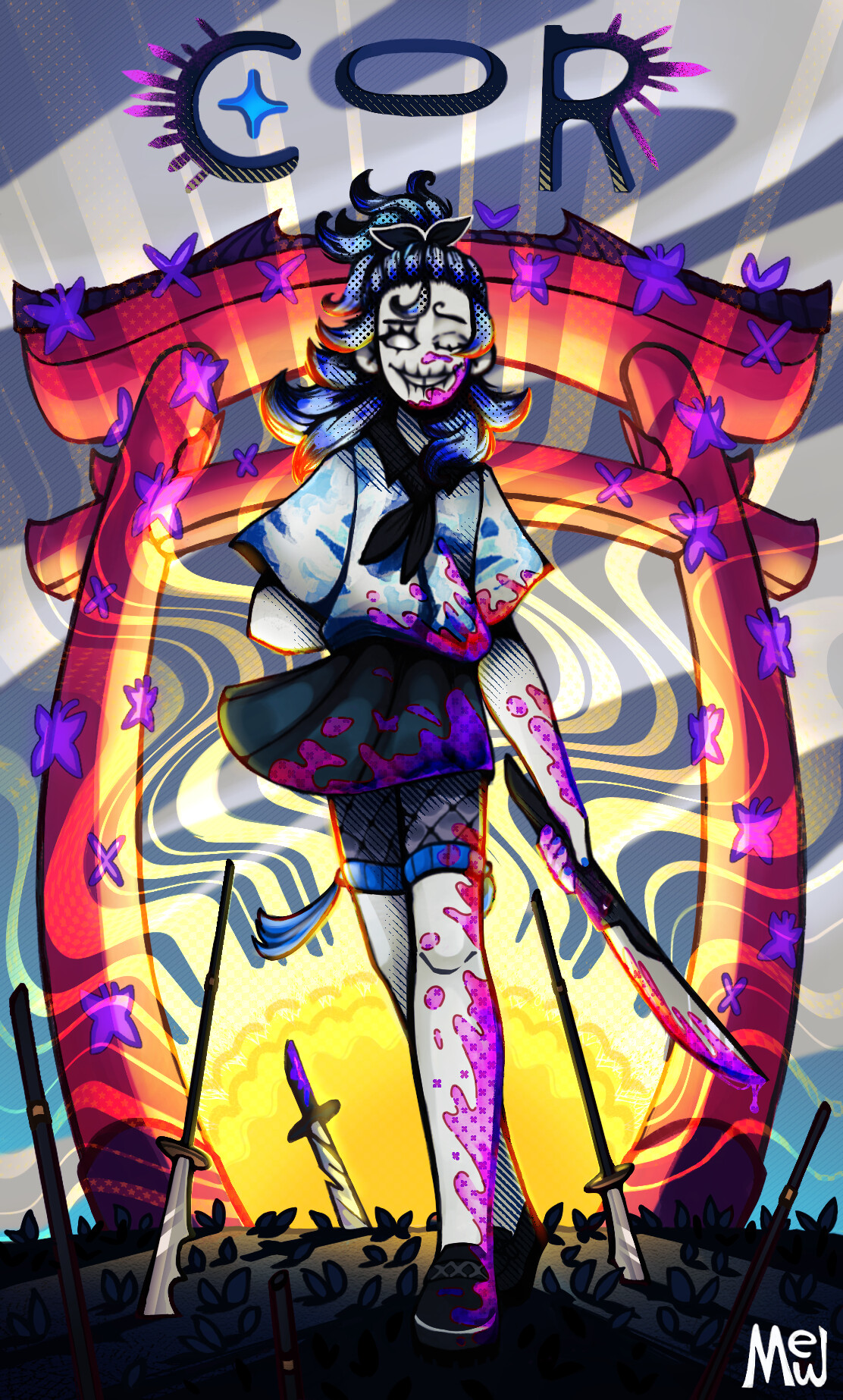 ArtStation - "Cor: Azul" Book Cover Illustration