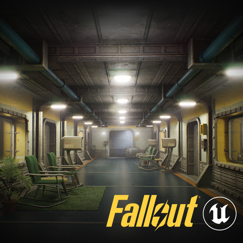 ArtStation - Fallout TV Series recreated scene in Unreal Engine 5