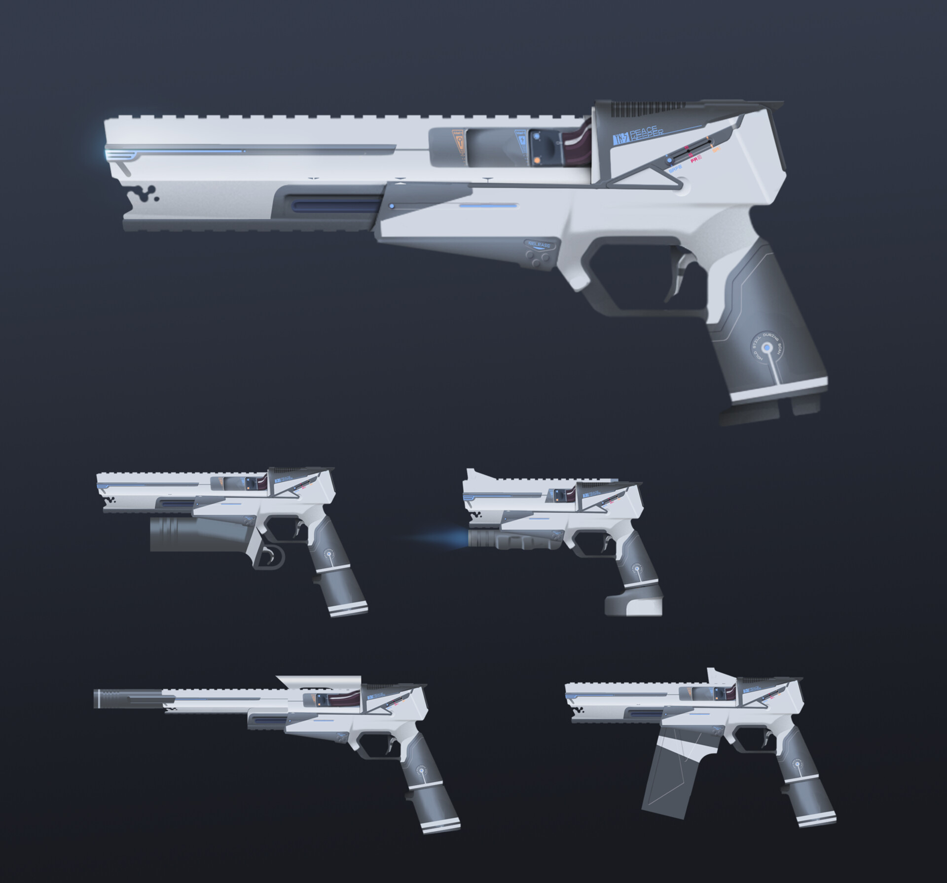 ArtStation - PeaceKeeper gun concept