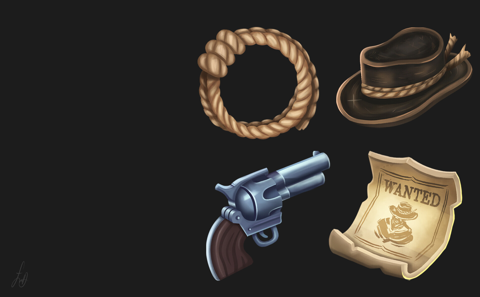 ArtStation - Rdr2 Inspired Game Icons