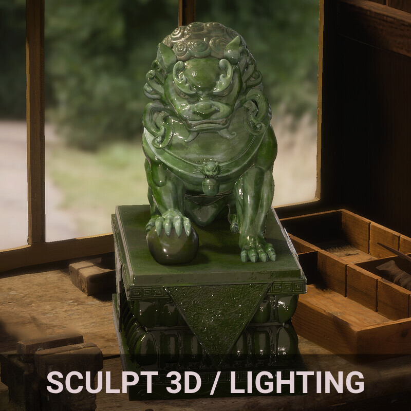 ArtStation - Jade Foo Dog