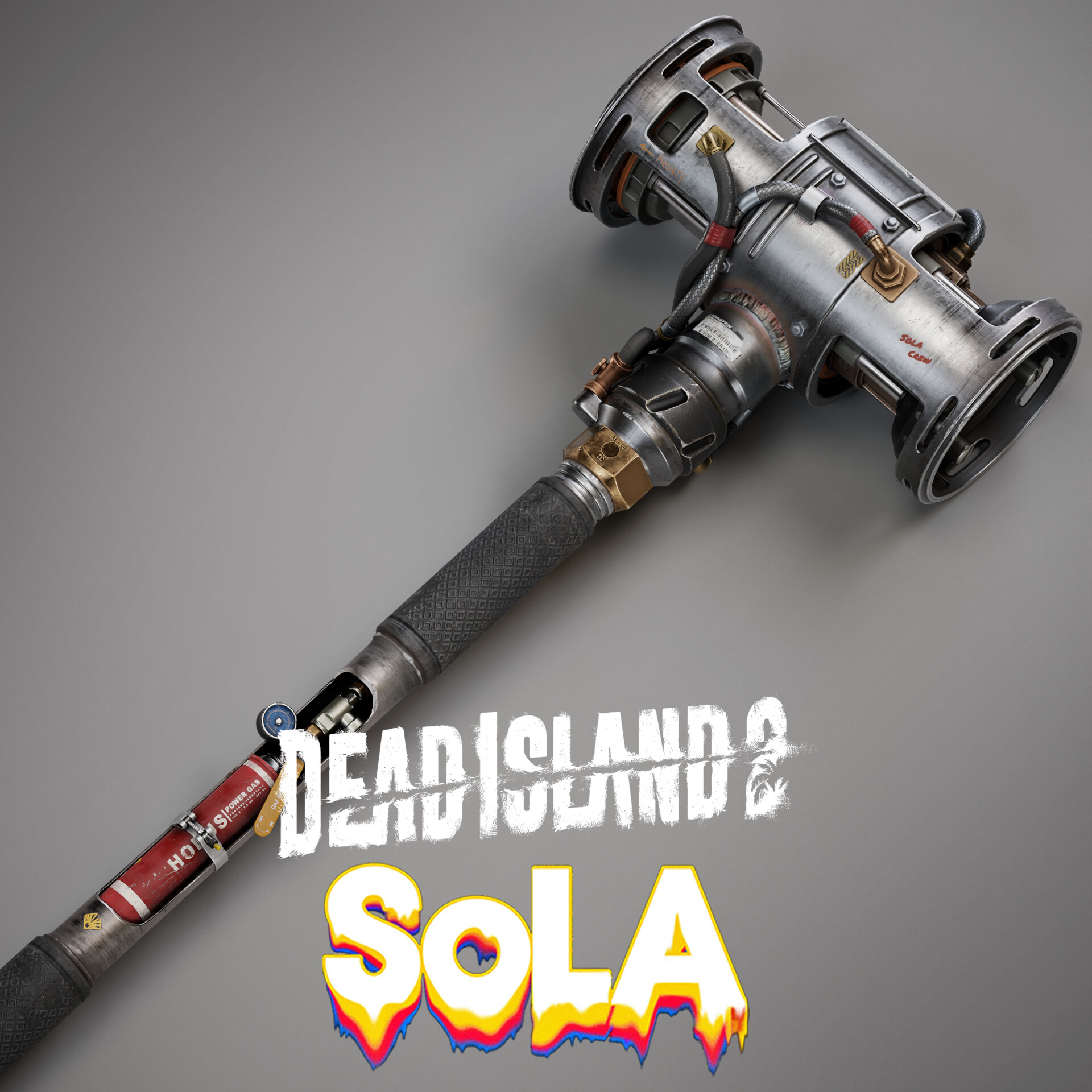 ArtStation - Dead Island 2 - SoLa - Piledriver Hammer