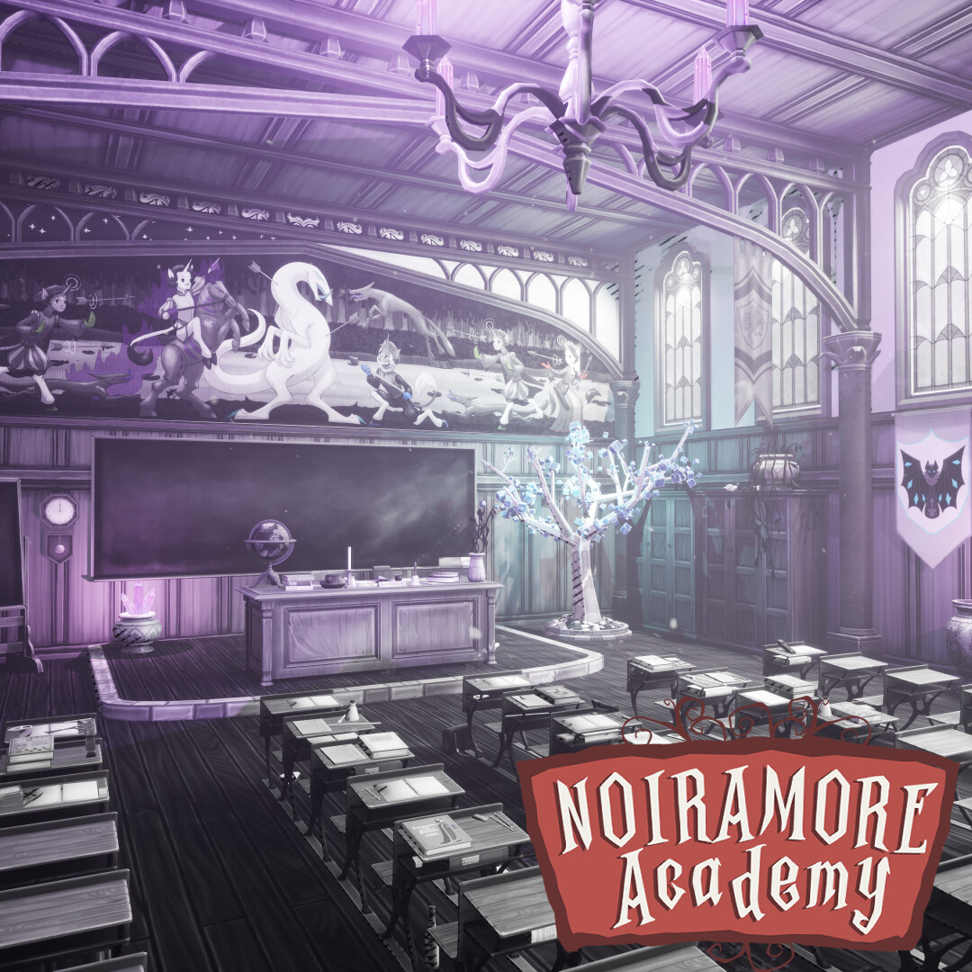 ArtStation - Noiramore Academy History Classroom (Real-Time Unreal Engine)