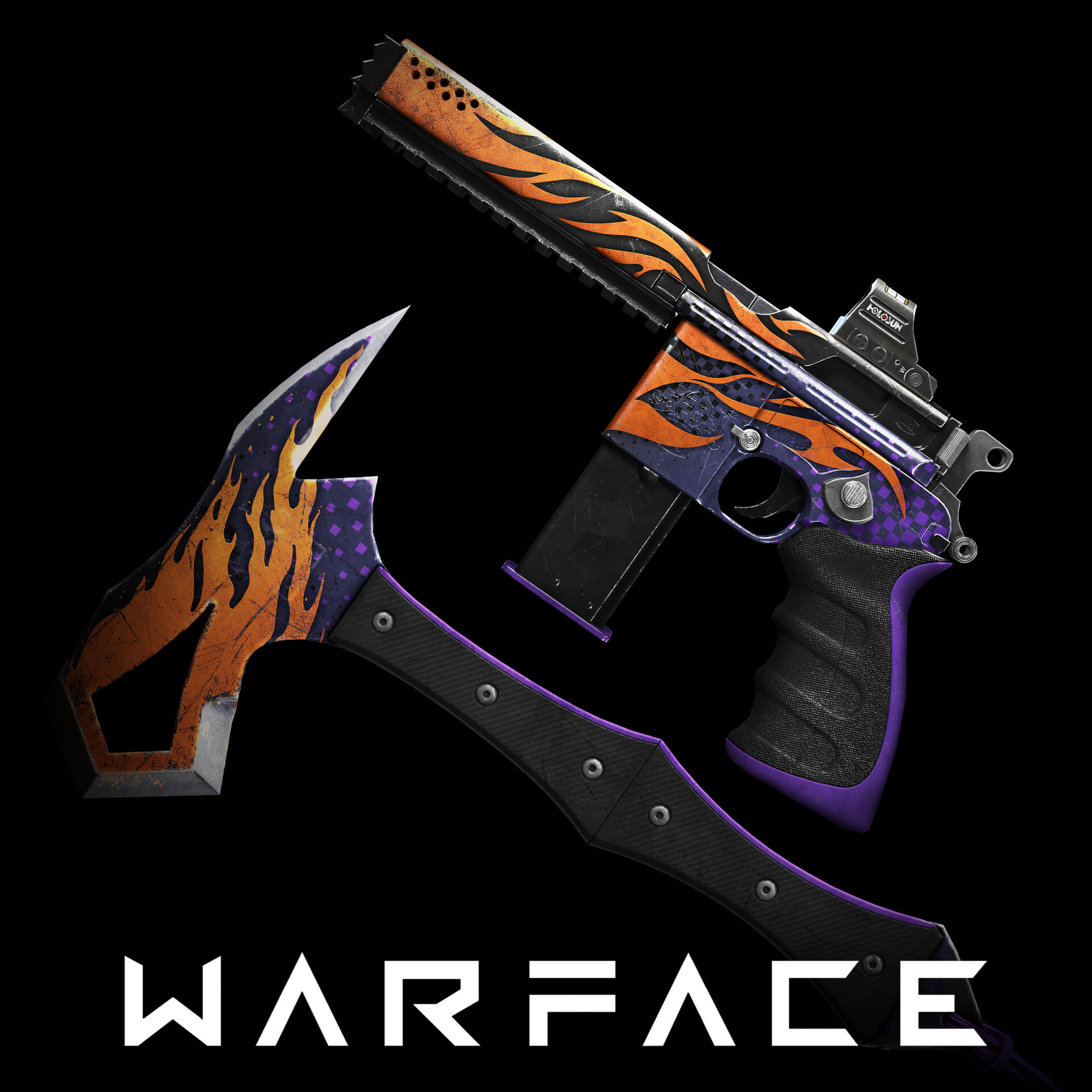 ArtStation - A series of skins "Flame"