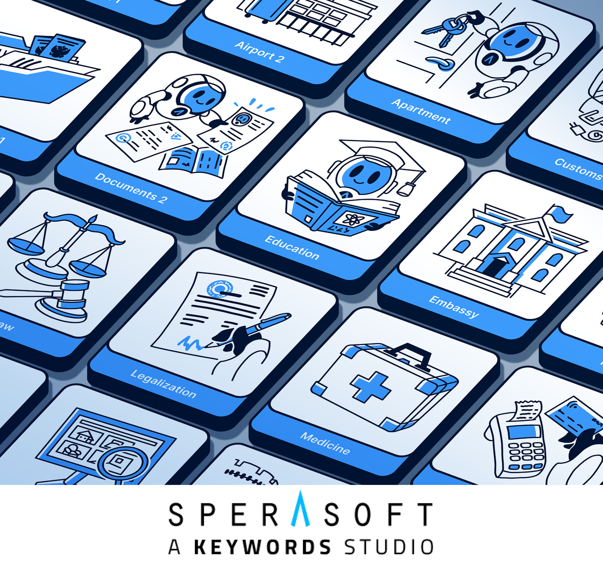 ArtStation - Sperasoft Mascot Icons