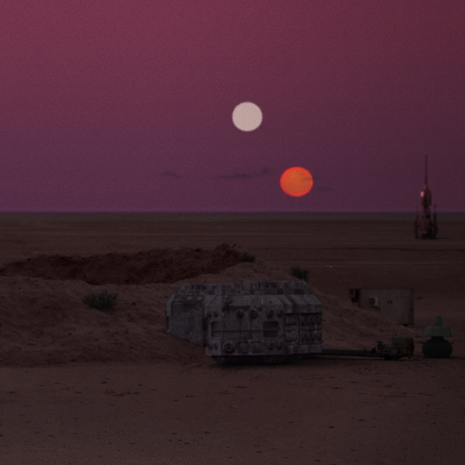 ArtStation - Binary Sunset