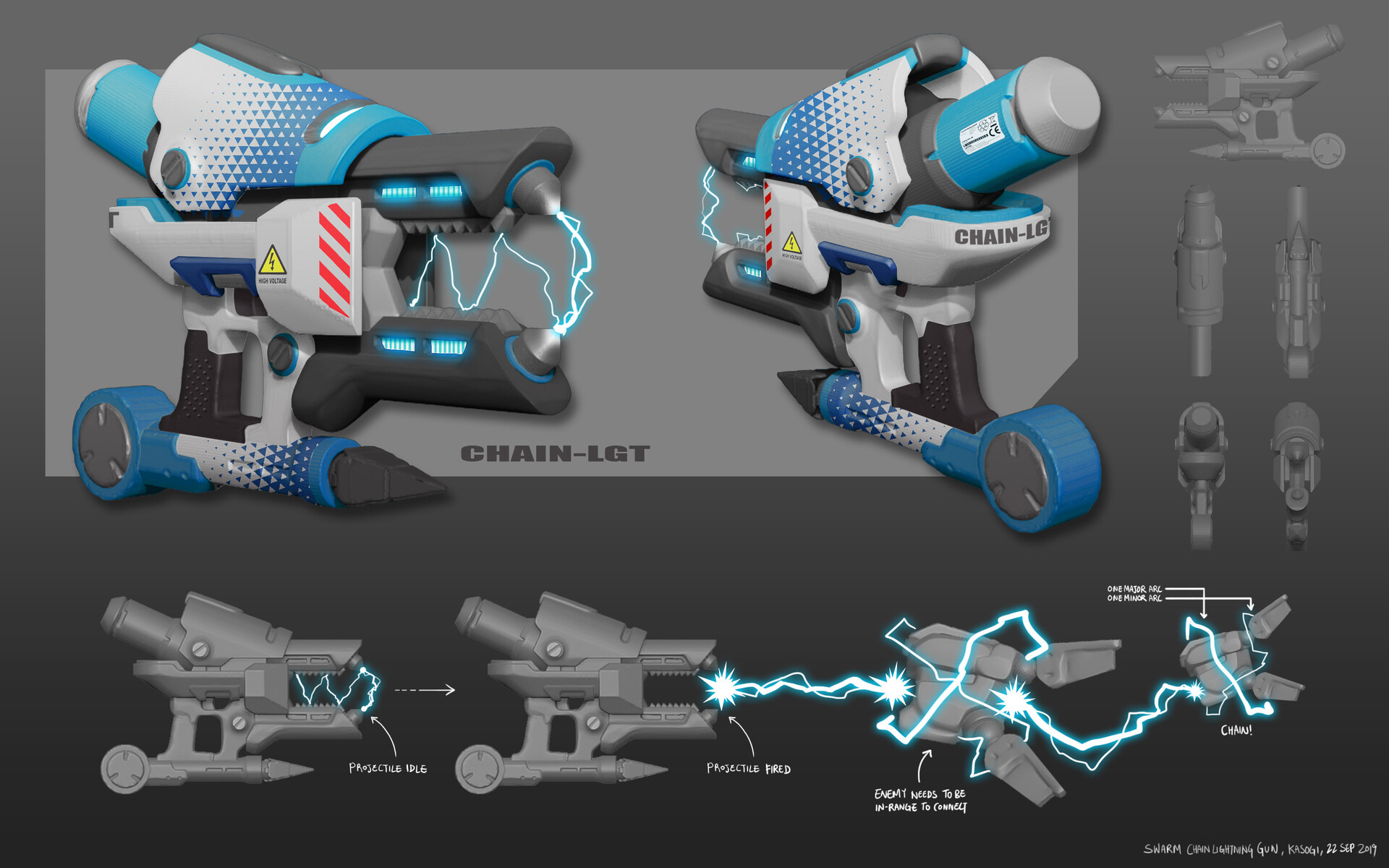 ArtStation - VR Game - Swarm [Weapons and effects]