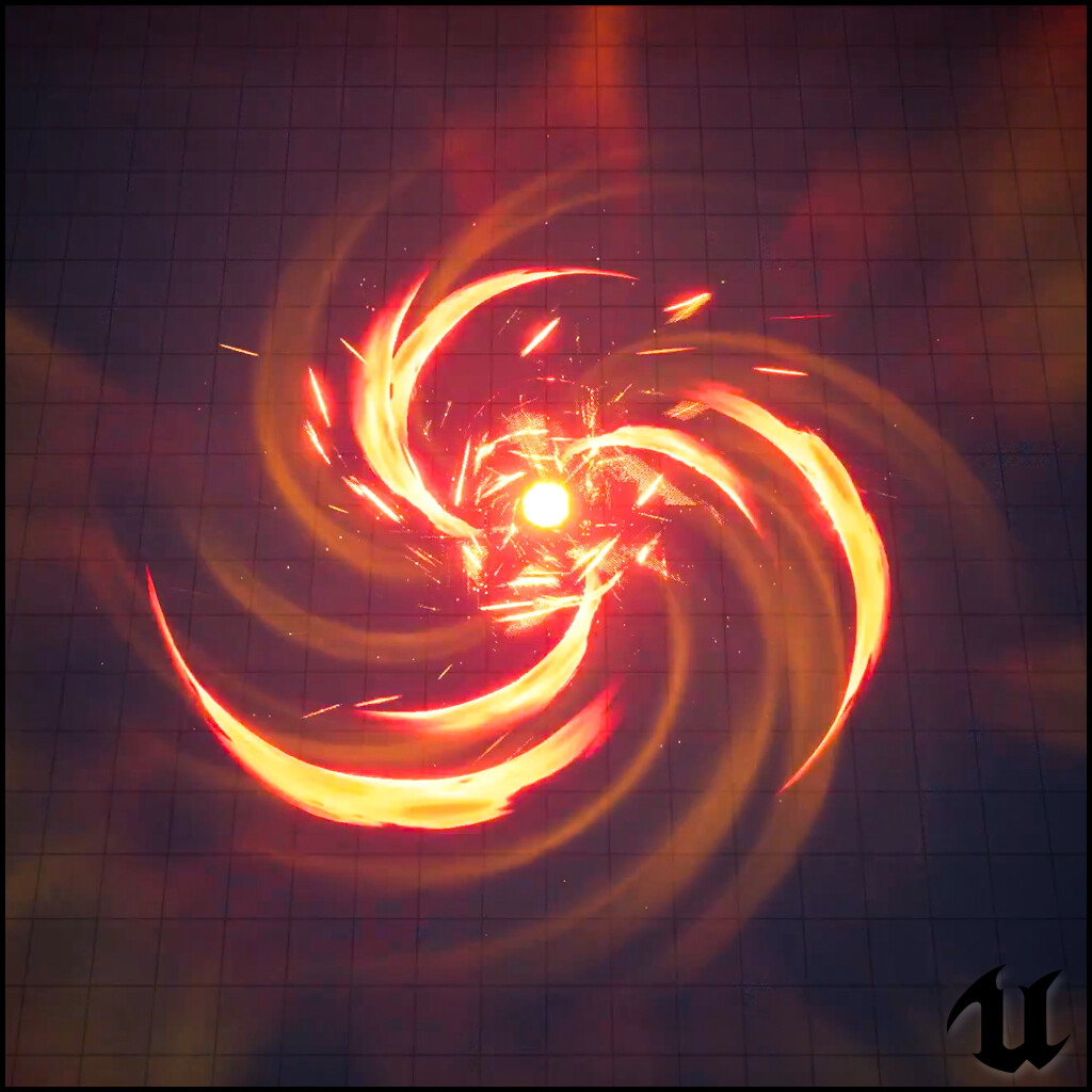 ArtStation - Cross The Ages - Fire Spell