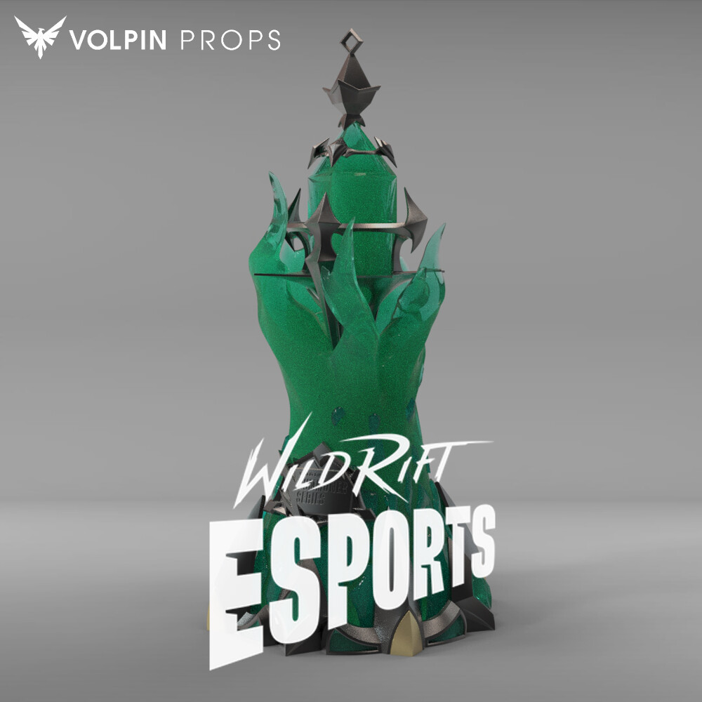 ArtStation - 2021 Wild Rift NA Summoner Series Finals Trophy