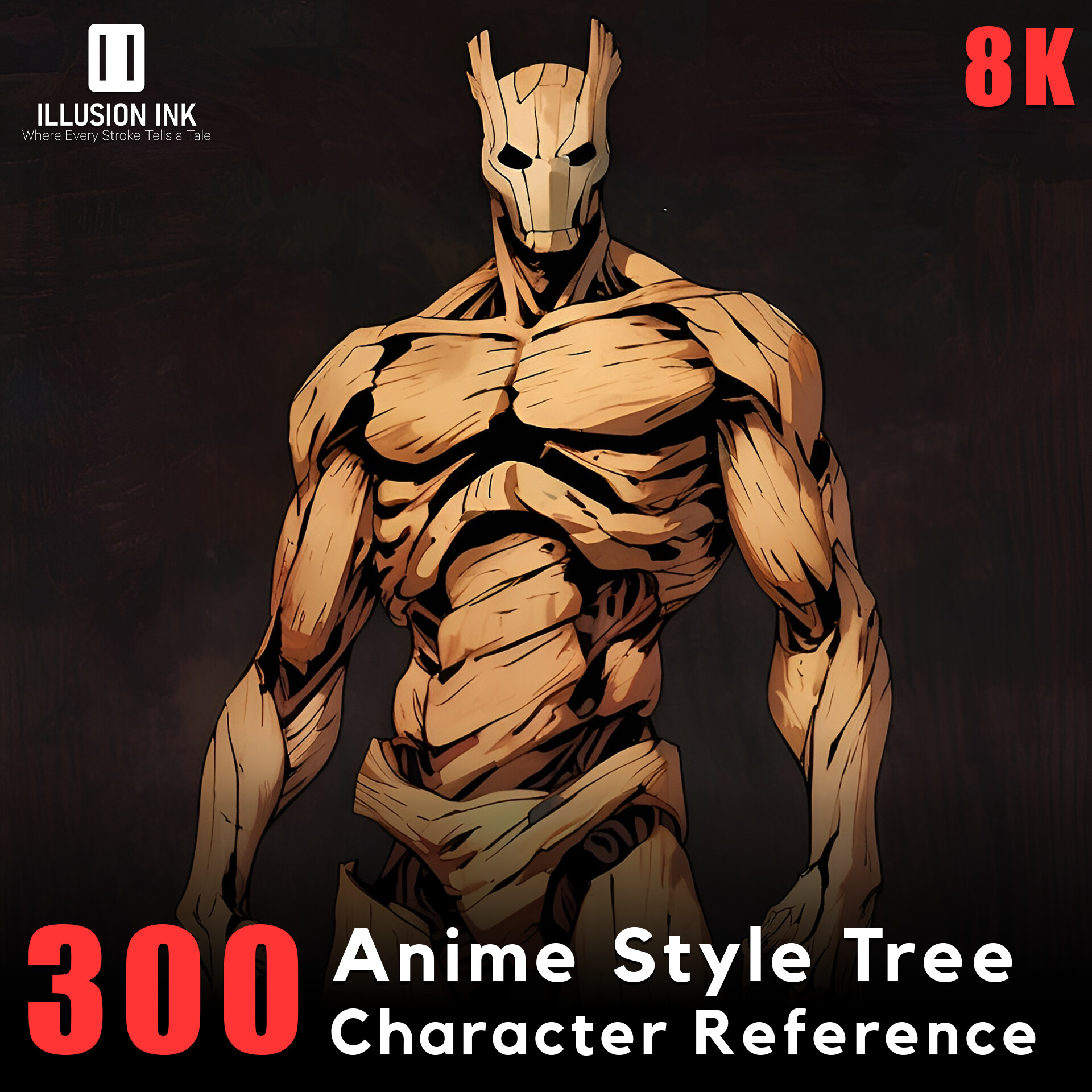 ArtStation - 300 Anime Style Tree Character Reference | 8K