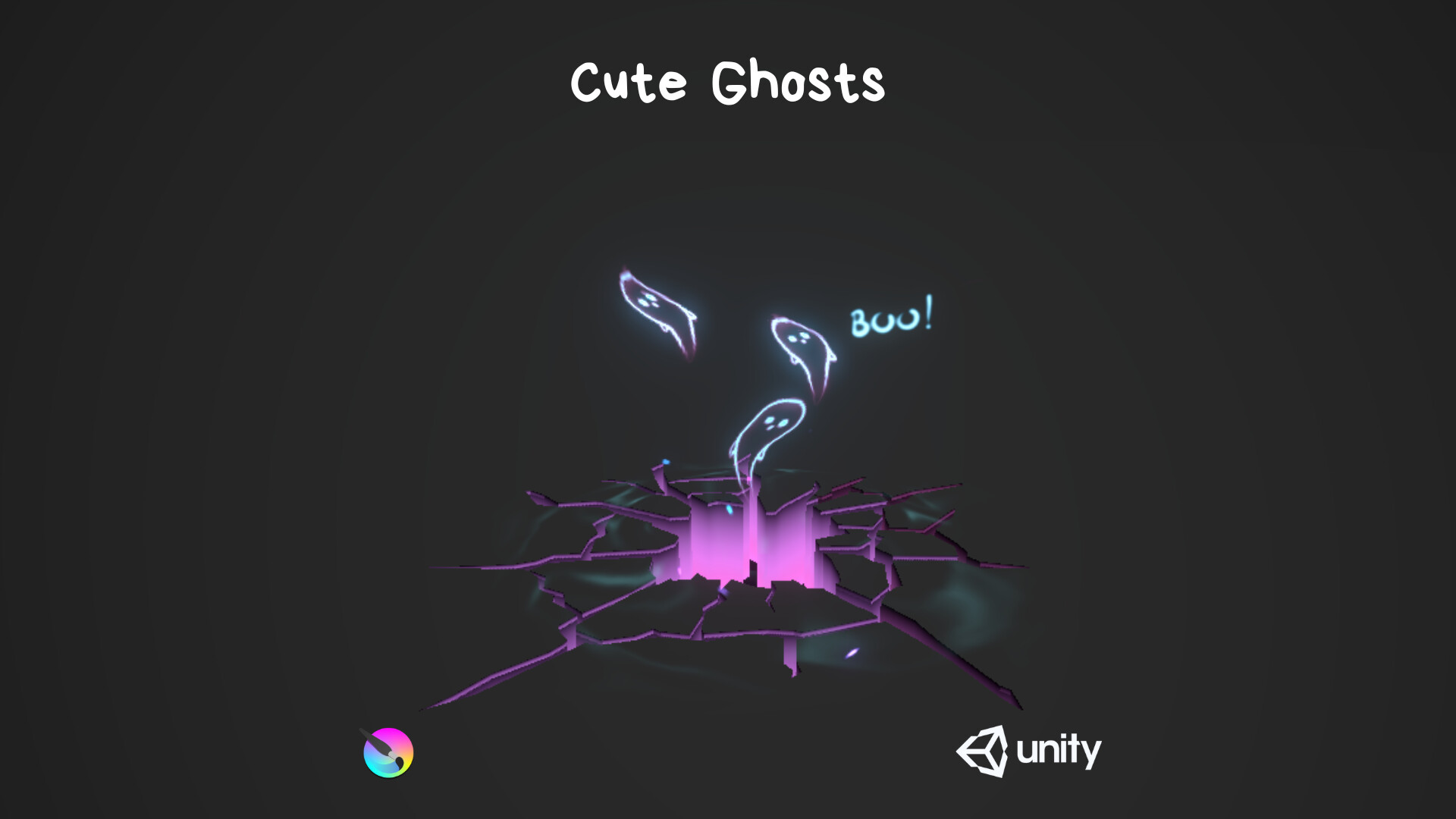 ArtStation - Cute Ghosts - VFX Practice