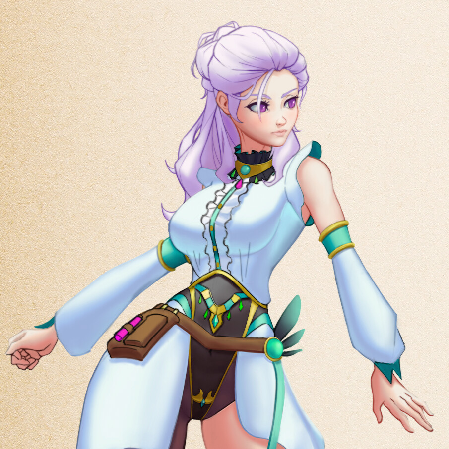 ArtStation - Colette: Young Mage from Arcanastair