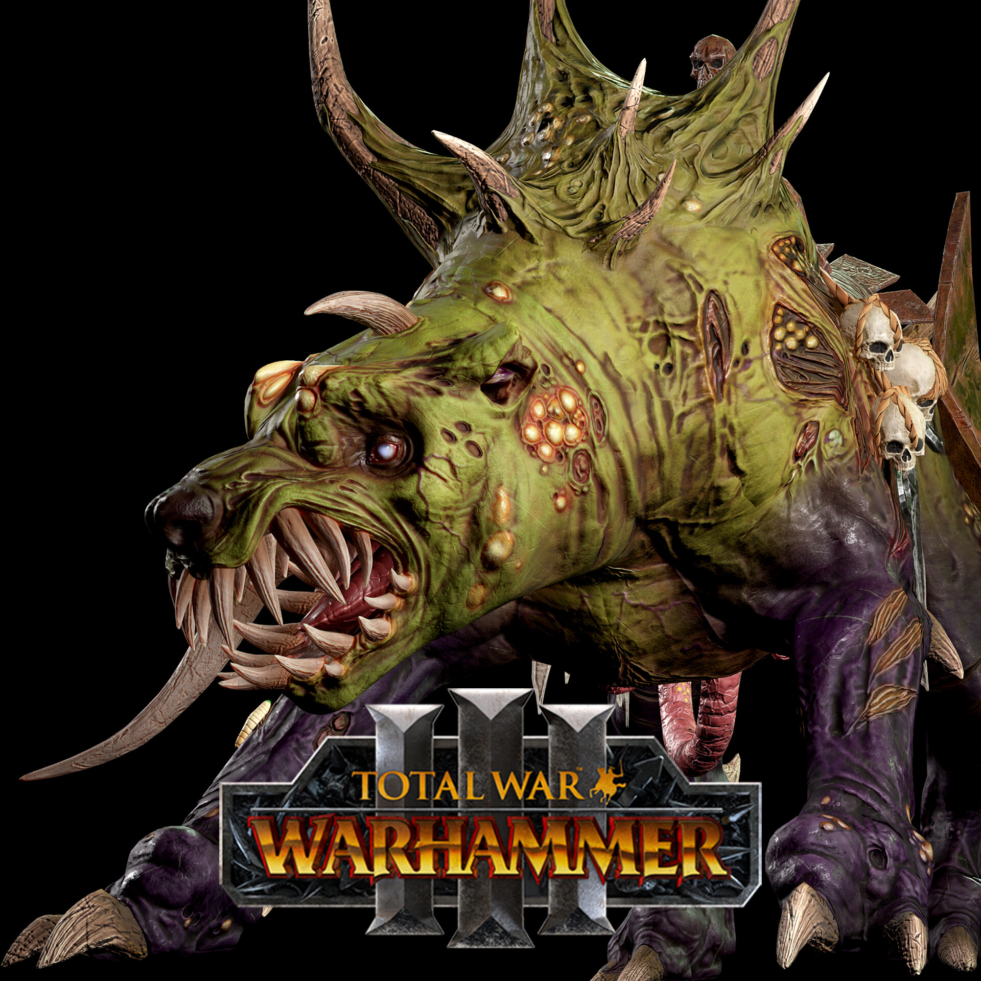 ArtStation - The Rot Beast - Total War: Warhammer III - Thrones of Decay