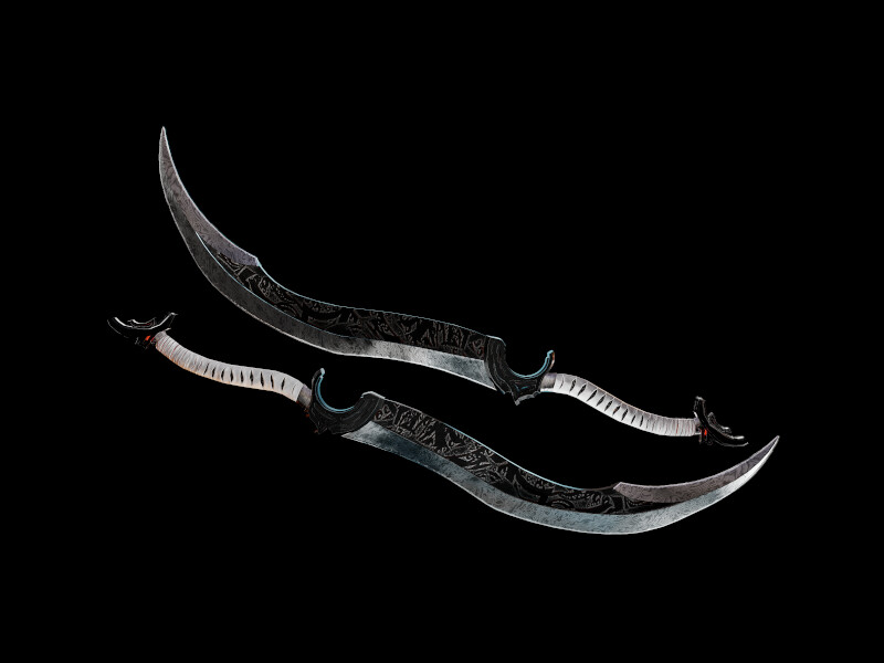 ArtStation - Double swords "Fangs"