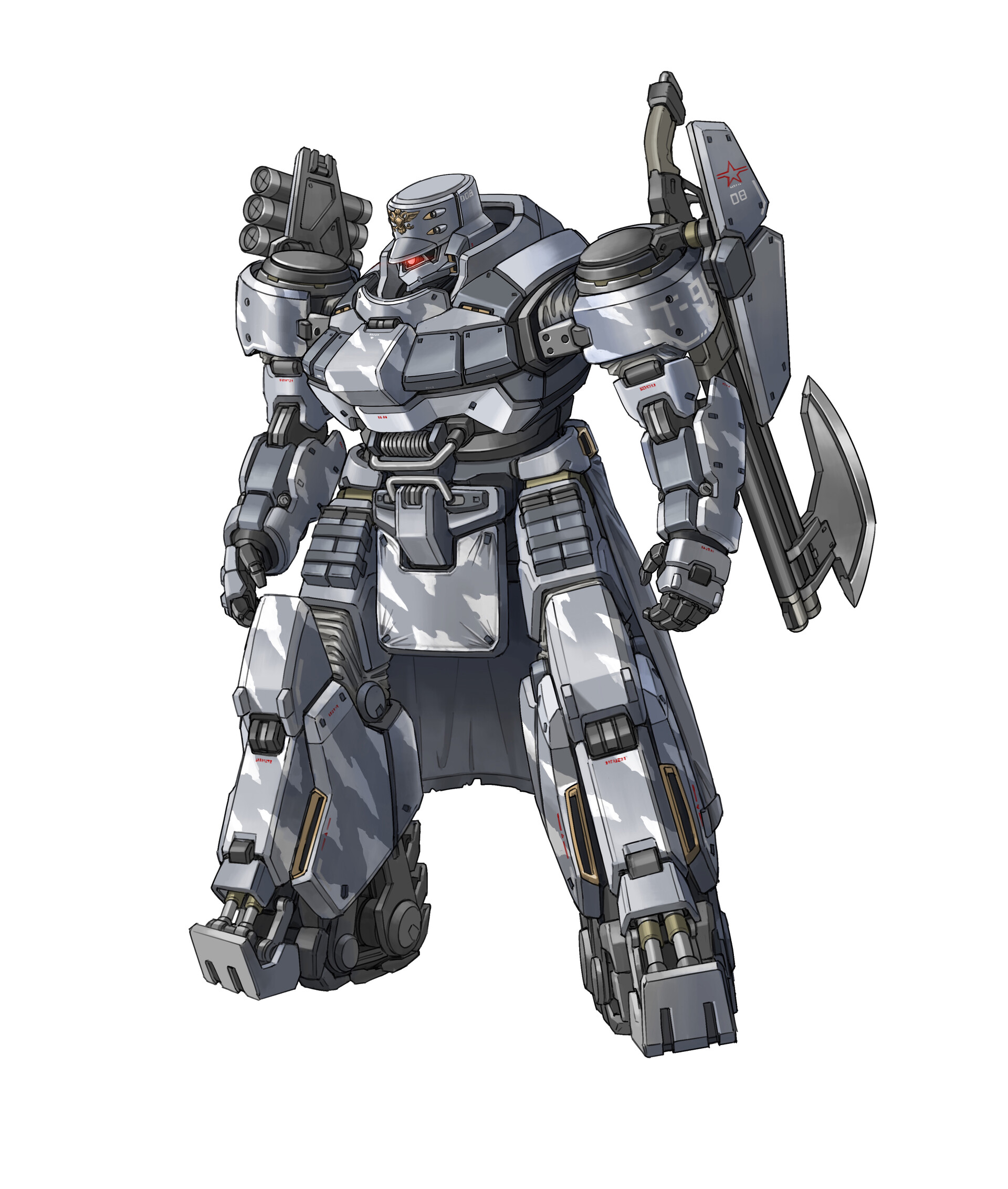 ArtStation - Military mech concept // LS-T90