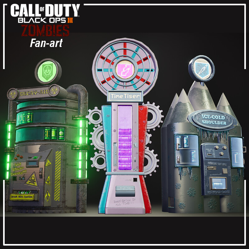 ArtStation - Call Of Duty: Zombies - Fanmade Perk Machines