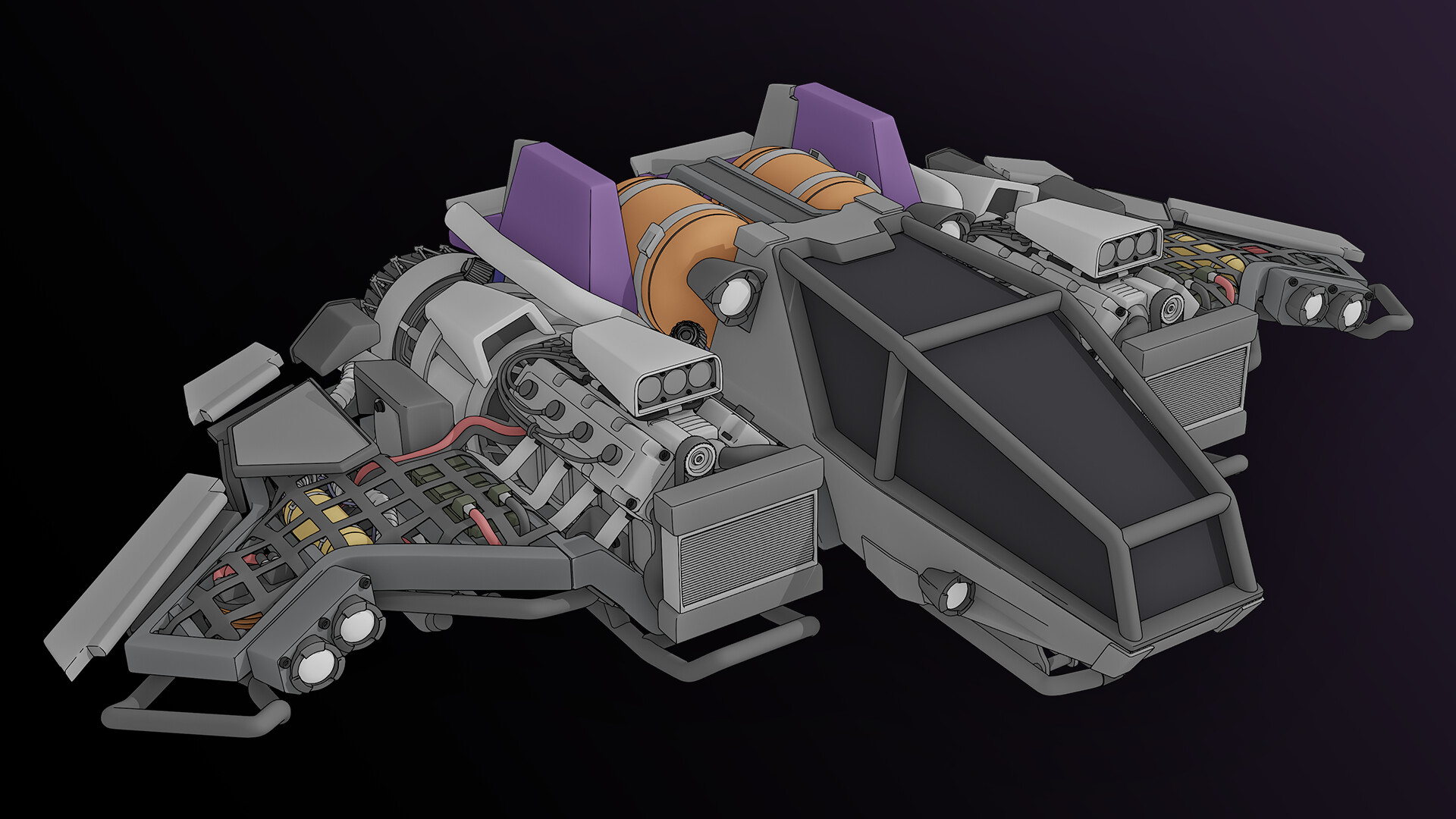 ArtStation - Merlin - Racing Craft Concept - Phase 2