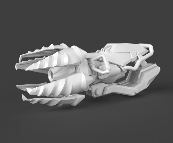 ArtStation - Game-res Venture Weapon 3D Model