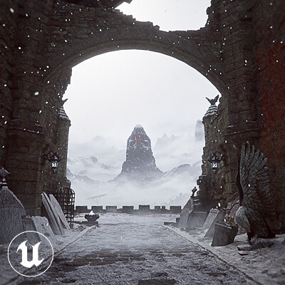 ArtStation - Snowy Hellscape Unreal Engine 5