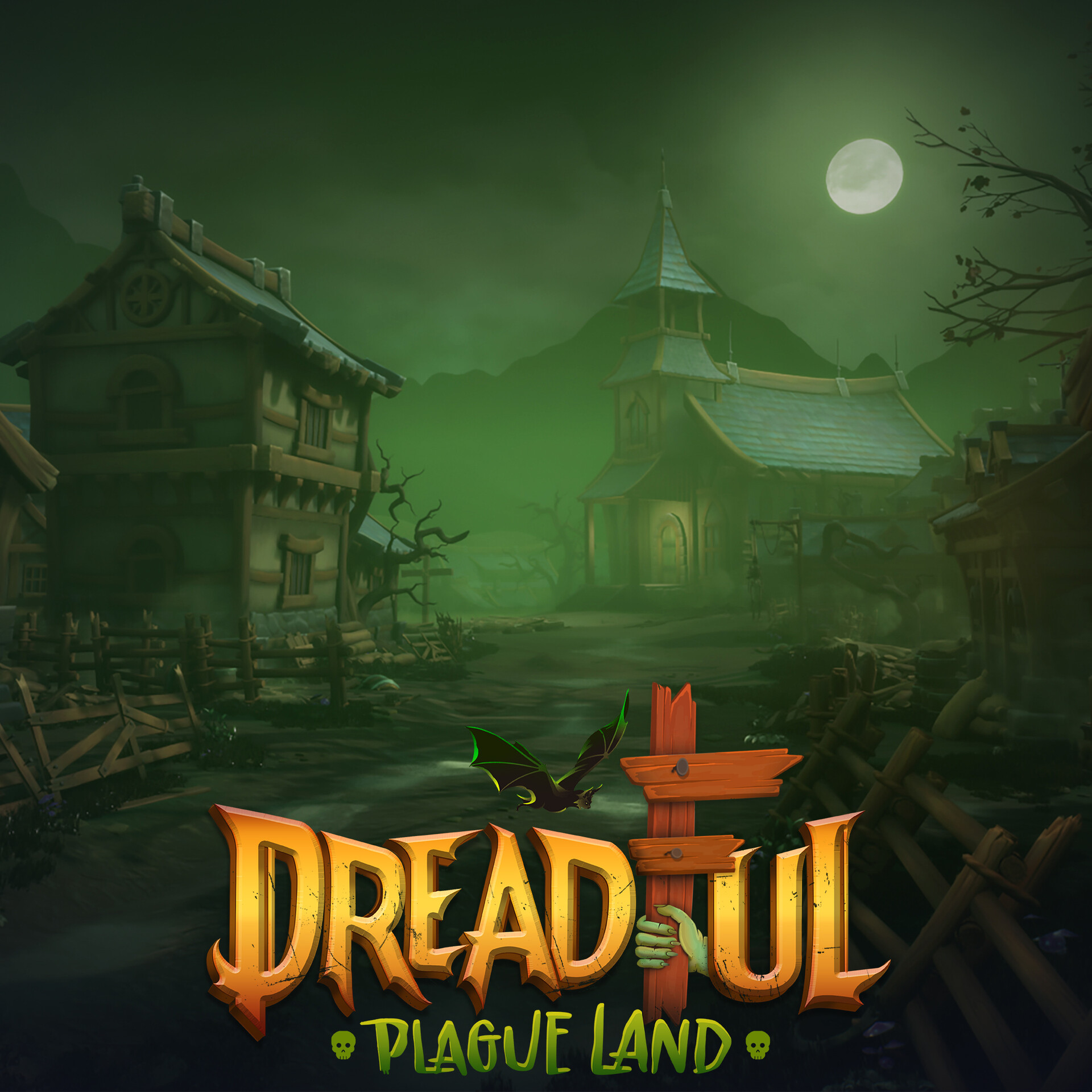 ArtStation - Full ENV and 3D Modular Asset - Dreadful Plague Land (Stylized PBR 3D Environment )