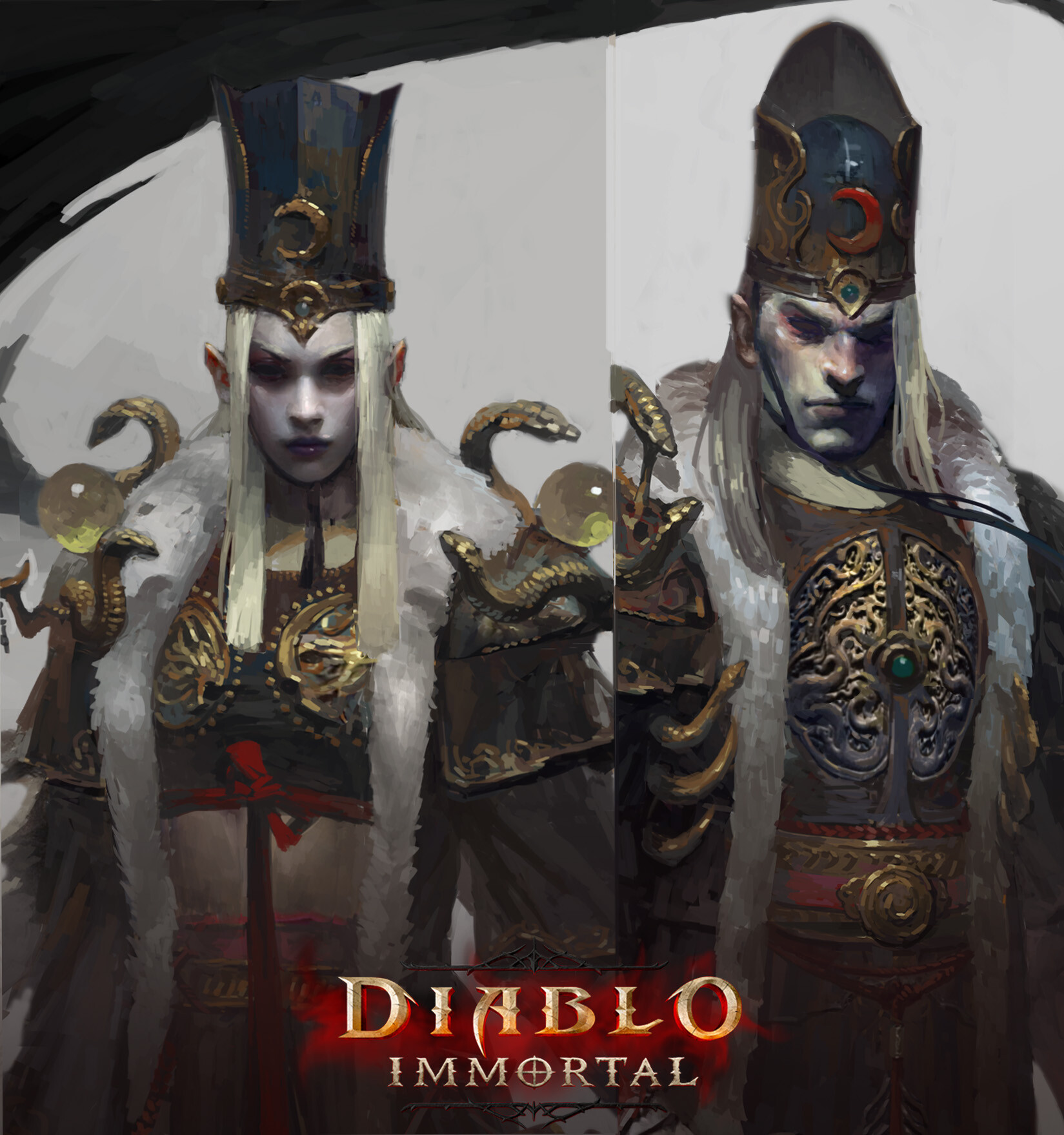 ArtStation - Diablo immortal-"Moon Bishop" Cosmetics(IP collaboration)