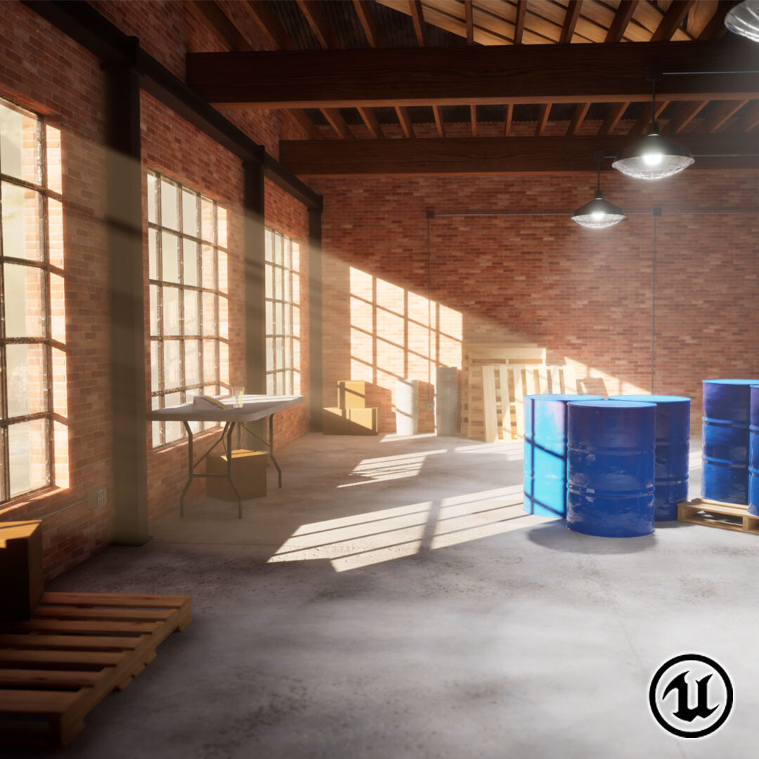 ArtStation - Old Factory Storage